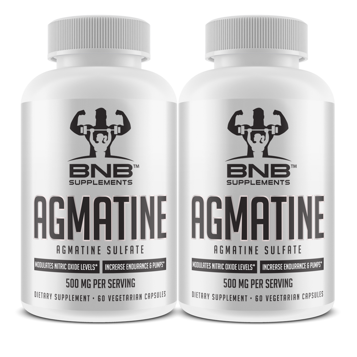 Agmatine Sulfate 500mg - Twin Pack - Modulate Nitric Oxide - Pumps – BNB Supplements