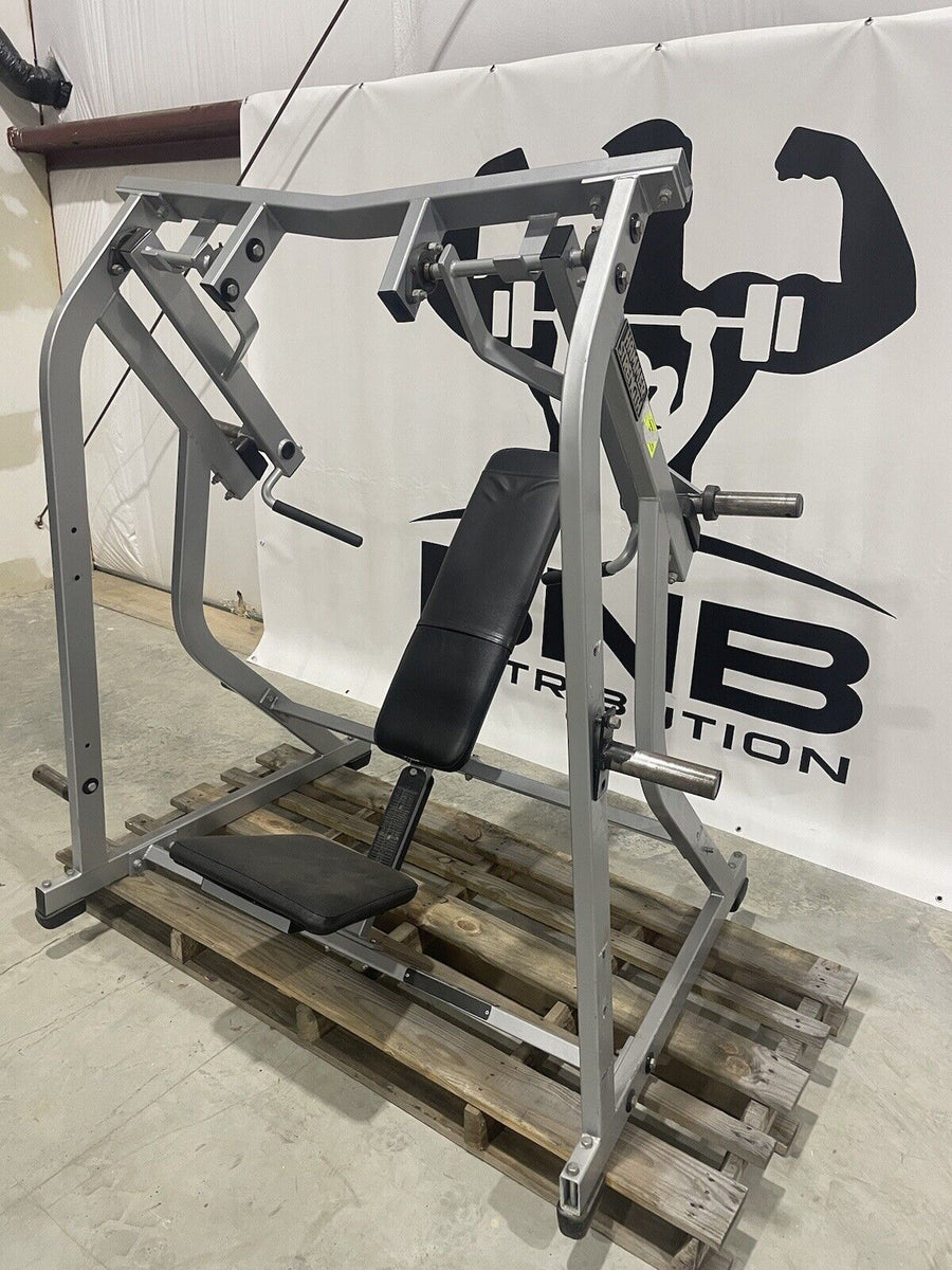 Hammer Strength Plate-Loaded Iso-Lateral Behind the Neck Shoulder Pres ...